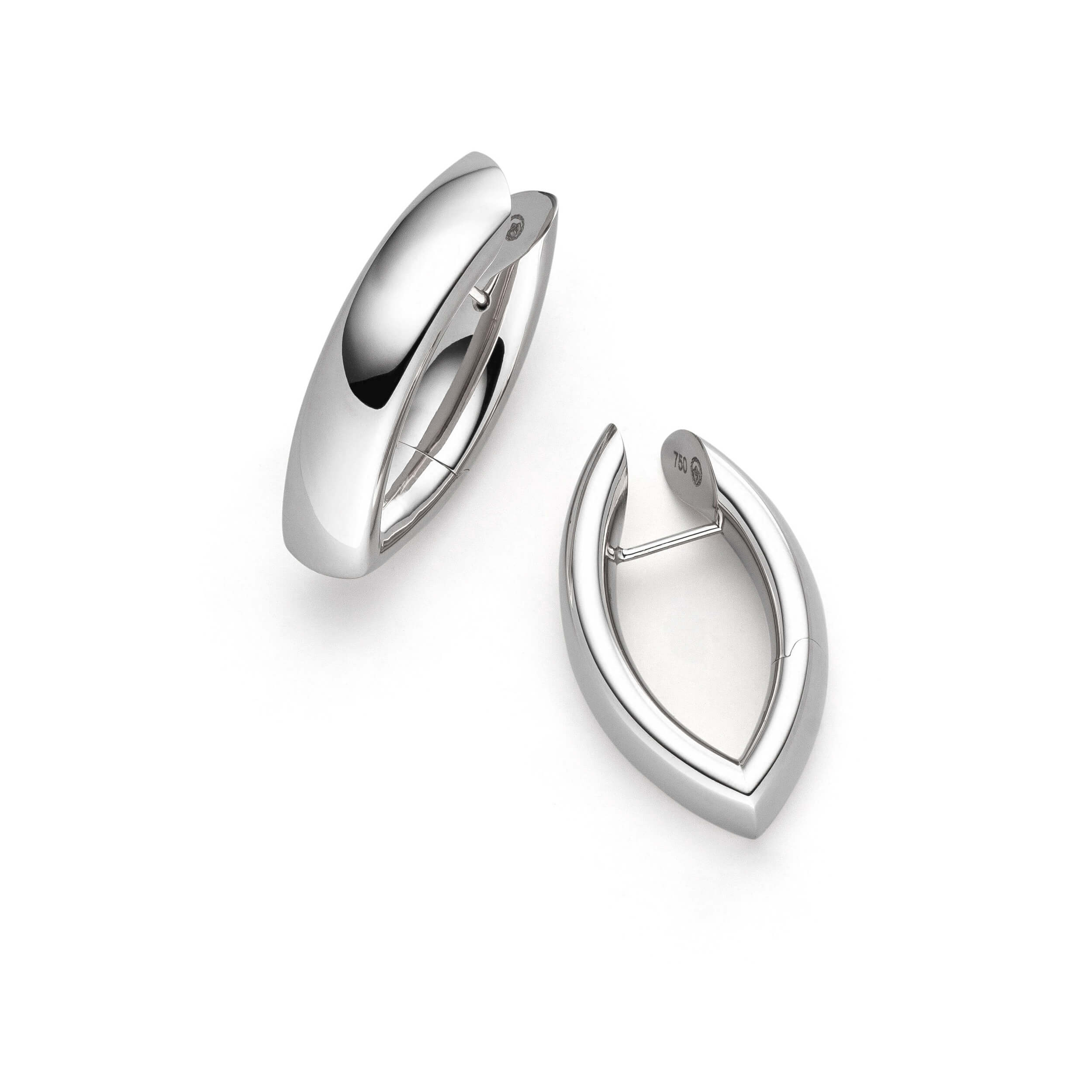 HOOP EARRINGS "NAVETTE 13" - KATRAMOPOULOS Jewellery & Watches ...